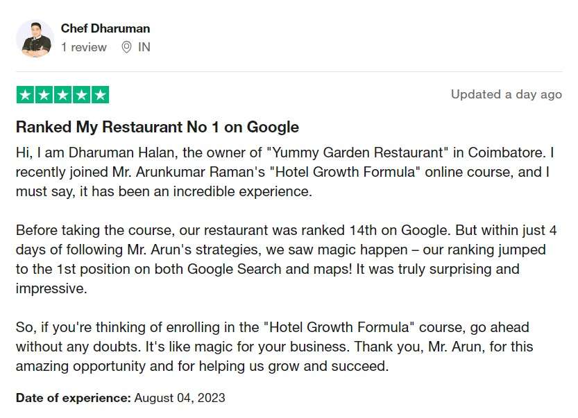 Testimonial – RAK Hospitality